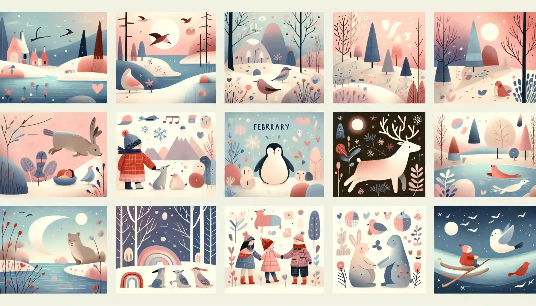 [February] A collection of picture books we want to read with the 0 ...
